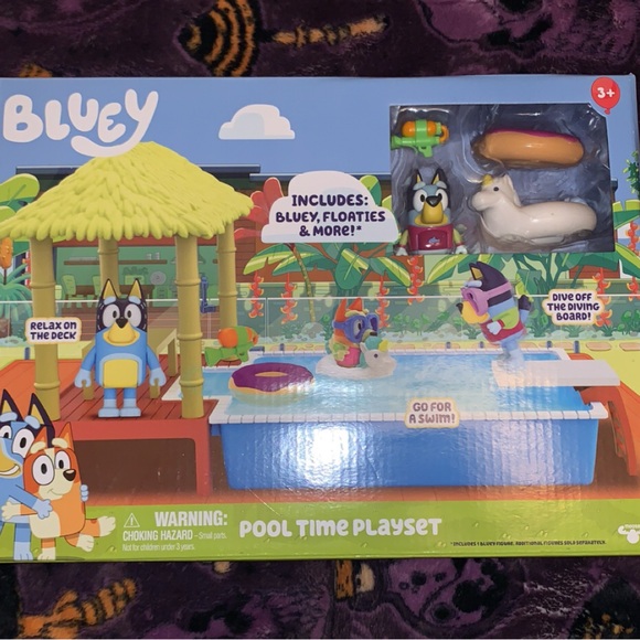 Toys | Bluey Playtime Pool Set Nib | Poshmark